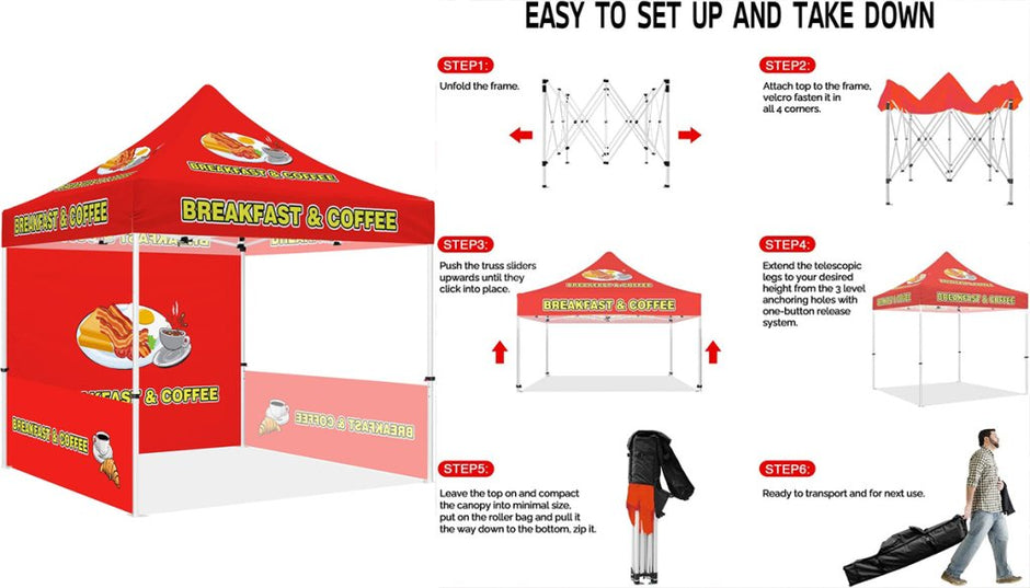 How to set up a canopy tent by yourself？ – ablem8canopy