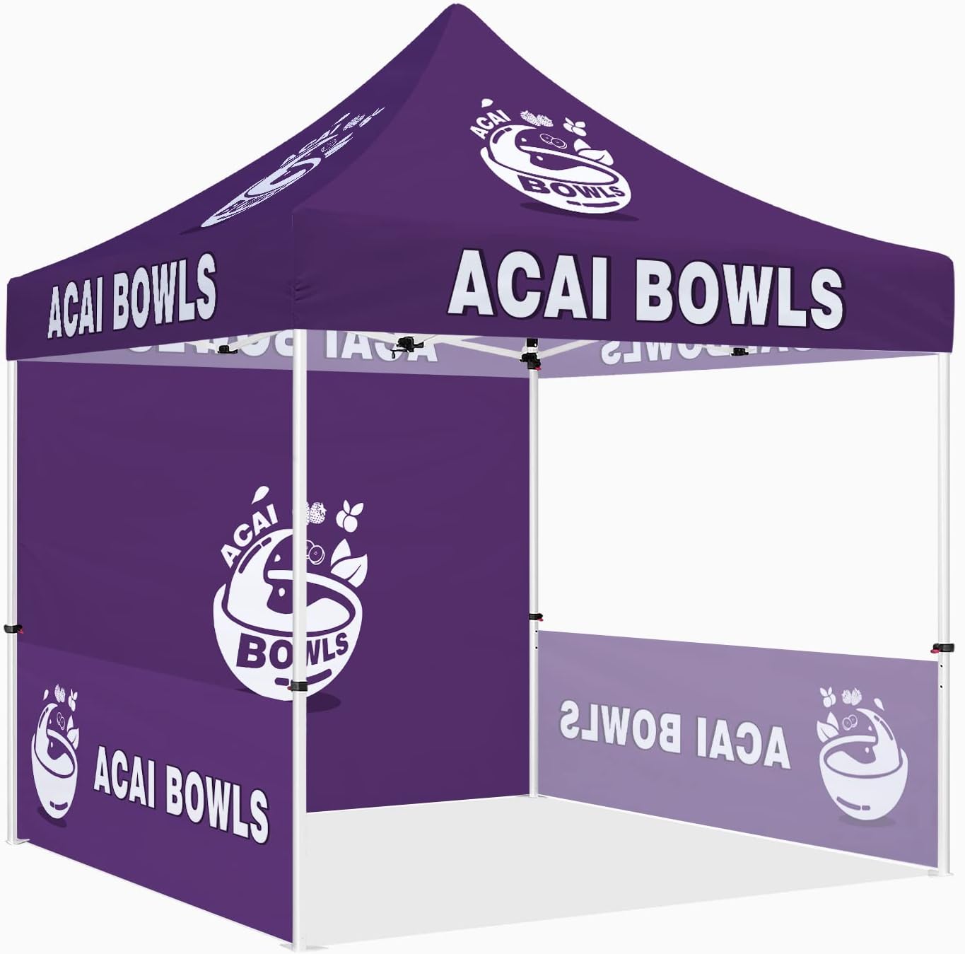 Food Tents for Sale-10x10 Pop Up Canopy Tents for Acai Bowls Smoothies ...