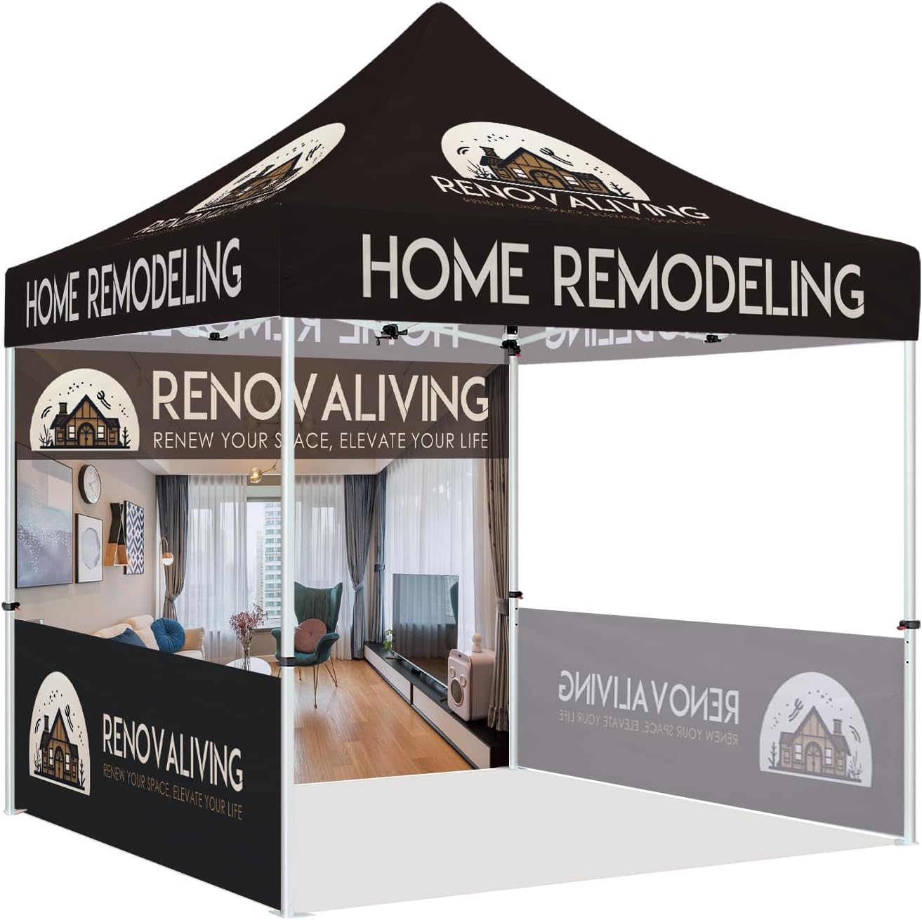 ABLEM8CANOPY HOME REMODELING 10x10 Advertising Canopy Tent – ablem8canopy