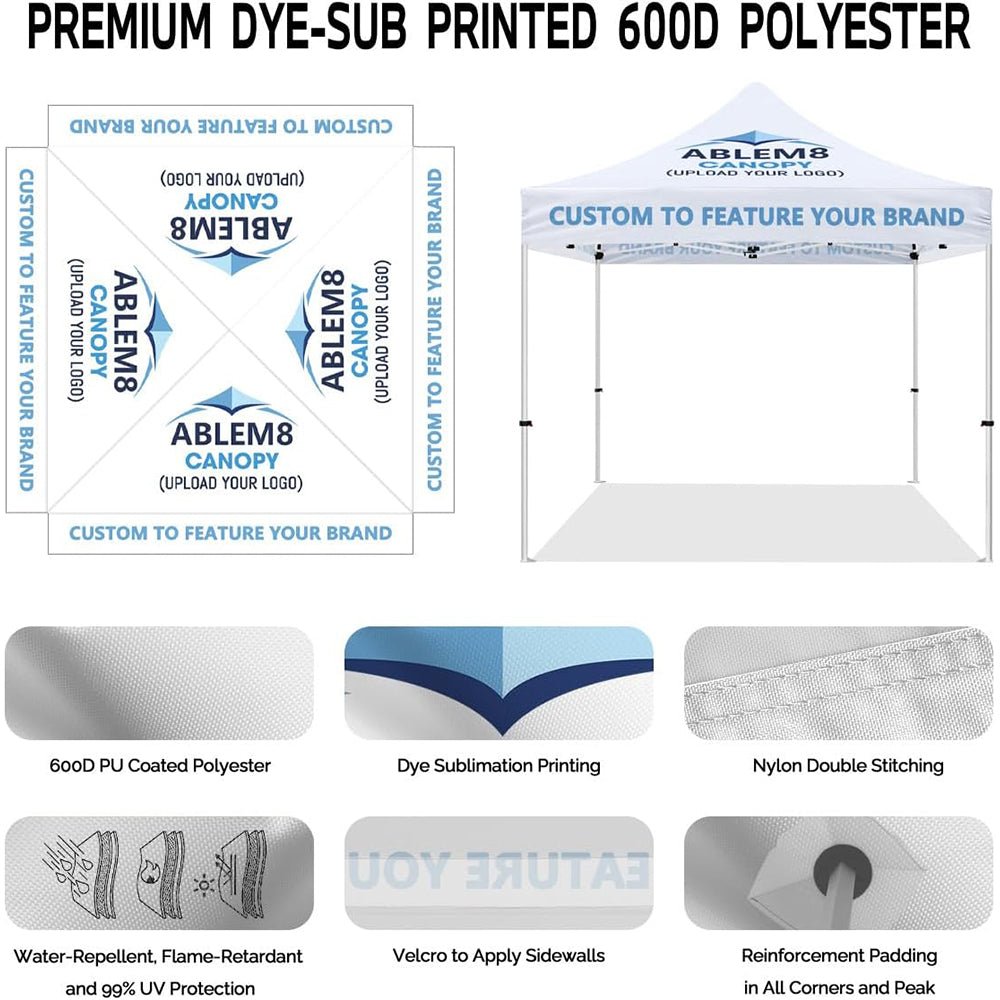 Custom 10x10 Canopy + Back Wall - ablem8canopy